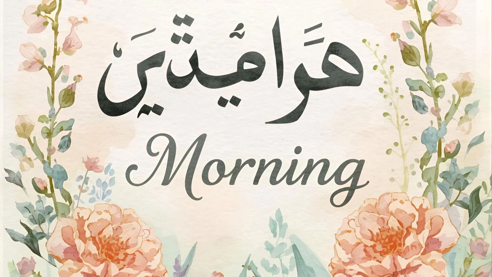 Good Morning in Arabic