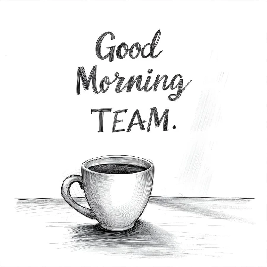 Good Morning Team Motivational Wishes to Start the Day
